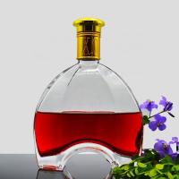 China Elegant Glass Vodka Gin Bottle 500ml 750ml 1000ml Volume for Custom Glass Bottle for sale