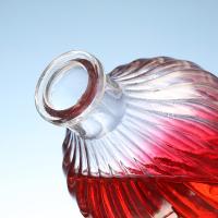 China Super Flint Glass Base Material Whiskey Bottle 350ml 500ml 700ml 750ml with Cork Top Cap for sale