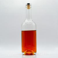 China Custom Design 75cl Whisky Bottle 0.75l Extra Flint Cork Vodka Bottle with Free Sample for sale