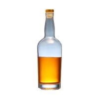 China Decal Deep Process Super Flint Glass 750ml Glass Brandy and Gin Bottle Made of Design for sale