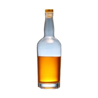 China Decal Deep Process Super Flint Glass 750ml Glass Brandy and Gin Bottle Made of Design for sale