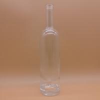 China Custom Design 75cl Whisky Bottle 0.75l Extra Flint Cork Vodka Bottle with Free Sample for sale