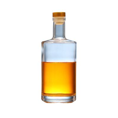 China 50ml 100ml 200ml 500ml 750ml Fancy Baijiu Glass Bottle Whisky Gin Bottle for Beverage for sale