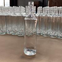 China 375ml Glass Bottle for Hot Stamping Icewine Rum Brandy Drinks and Cold Beverages for sale