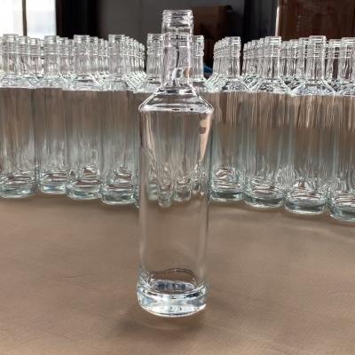 China 375ml Glass Bottle for Hot Stamping Icewine Rum Brandy Drinks and Cold Beverages for sale