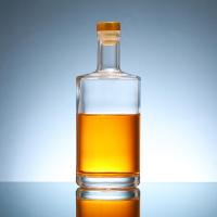 China 50ml 100ml 200ml 500ml 750ml Fancy Baijiu Glass Bottle Whisky Gin Bottle for Beverage for sale