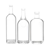 China Customized 500ml Luxury Glass Liquor Bottle with 200ml/300ml/700ml/750ml Capacity for sale