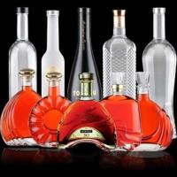 China Highly OEM/ODM Customized 1000ml Clear Glass Bottles for Brandy Whisky Liquor Packaging for sale