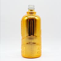 China Highly OEM/ODM Customized 1000ml Clear Glass Bottles for Brandy Whisky Liquor Packaging for sale