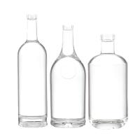 China Super Flint Glass Material 600ml Glass Liquor Bottle for Custom Design and Logo Printing for sale