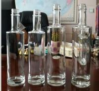 China Super Flint Glass 70cl 1Liter Wide Mouth Glass Bottle for Spirits Liquor Transparent Empty for sale