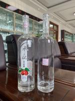 China Super Flint Glass 70cl 1Liter Wide Mouth Glass Bottle for Spirits Liquor Transparent Empty for sale