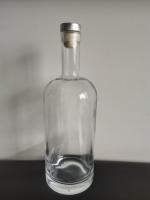 China Super Flint Glass 70cl 1Liter Wide Mouth Glass Bottle for Spirits Liquor Transparent Empty for sale