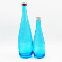 China Other Alcoholic Beverage 375ml 500ml Moon Shape Frosted Glass Bottle for Custom Tequila for sale