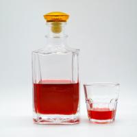 China 500ml 700ml 75cl Super Flint Whiskey Glass Bottle with Crystal White Material at CIF for sale