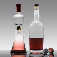 China Sample Freely Industrial 300ml 750ml 1L Empty Glass Liquor Wine Bottles with Cap for sale