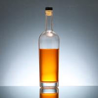 China Super Flint Glass Bottle For Alcoholic Beverage Custom Sizes T/T Paypal Western Union for sale