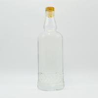 China High End Clear Brandy Rum Bottles 500ml 700ml 750ml with Exquisite Craftsmanship for sale