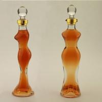China Unique Lady Glass Wine Bottles with Industrial Beverage Super Flint Glass Material for sale