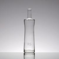 China Other Deep Process Frost High Flint Glass Material Brandy Glass Bottle 750ml/1000ml/1L for sale