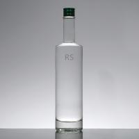 China Other Deep Process Frost High Flint Glass Material Brandy Glass Bottle 750ml/1000ml/1L for sale