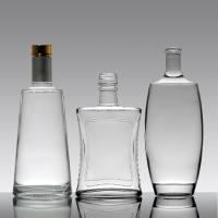China 200ml 375ml 500ml 700ml 750ml 1000ml Super Flint Glass Whiskey Gin Bottle for Liquor for sale