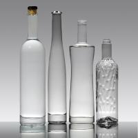 China 200ml 375ml 500ml 700ml 750ml 1000ml Super Flint Glass Whiskey Gin Bottle for Liquor for sale