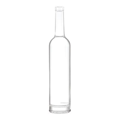 China Customize Your Own 750ml Clear Glass Bottle for Olive Oil Liquor Vodka and Affordable for sale