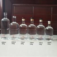 China Empty Whisky Alcohol Spirit Wine Gin Glass Vodka Bottle 500ml 700ml 750ml with CIF Terms for sale