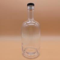 China Super Flint Glass Material Glass Vodka Brandy Rum Liquor Bottle for Women Body Shaped for sale