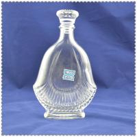 China Industrial Super Flint Glass Material 500ml XO Bottle for Beverage Liquor Wine Whisky for sale
