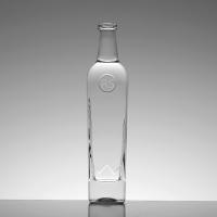 China Decal Surface Handling 750ml Clear Tall Glass Bottles for Wine Limoncello Liquor for sale