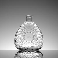 China Frosted Clear Glass Bottles With Screw Caps for Wine and Brandy Painted Color OEM for sale