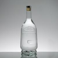 China Frosted Clear Glass Bottles With Screw Caps for Wine and Brandy Painted Color OEM for sale