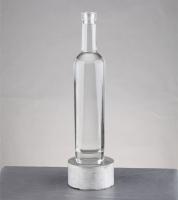 China Industrial Beverage 250ml 500ml 750ml Flat Whisky Bottle Glass with Screw Cap for sale