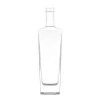 China Clear Screw Printing Glass Bottles 200ml 500ml 700ml 1L Perfect for Beverages and Sauces for sale