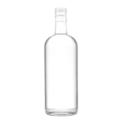 China Super Flint 700ml 750ml Gin Vodka Glass Bottles for Custom Whisky Liquor Brandy Empty for sale