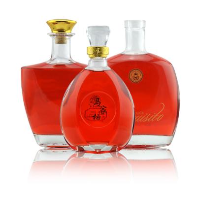 China Super Flint Glass Material 350ml 550ml 750ml Empty Vodka Glass Bottle Whisky Acceptable OEM/ODM for sale