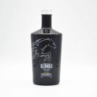 China 700ml Empty Matte Black Square Design Brandy Alcohol Vodka Gin Bottles with Free Sample for sale