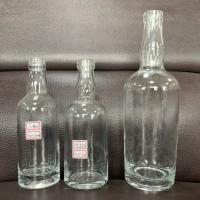 China High Flint Glass Material 700ml Long Neck Empty Spirit Bottle for Whisky Liquor 375ml for sale