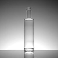 China High Flint Glass Material 700ml Long Neck Empty Spirit Bottle for Whisky Liquor 375ml for sale