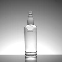 China High Flint Glass Material 700ml Long Neck Empty Spirit Bottle for Whisky Liquor 375ml for sale