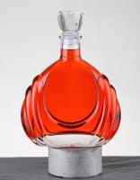 China 500ml 700ml Glass Bottle for Fancy Liquor Cork Sealing Type Super Flint Glass Material for sale