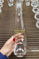 China Customer Logo Printing 750ml Clear Frosted Glass Bottles for Liquor Alcohol Whiskey Gin Vodka for sale