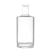 China Decal Surface Handling 750ml Super Flint Glass Liquor Bottle with Cork or Screw Cap for sale