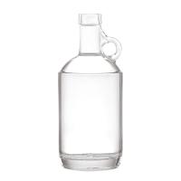 China 375ml Super Flint Glass Crystal White Champagne Bottle for Olive Oil Sale for sale