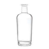 China Custom Empty Glass Liquor Bottle 500ml 750ml Glass Bottle Liquor with SCREW CAP/Cork for sale