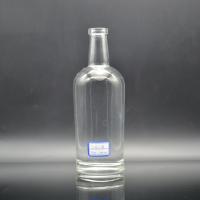 China 750ml Glass Bottle for Super Flint Glass Material Whisky Requirement for sale