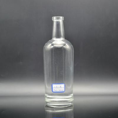 China 750ml Glass Bottle for Super Flint Glass Material Whisky Requirement for sale