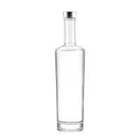 China Screw Cap/Cork Sealing Type 750ml Glass Liquor Bottle with Hot Stamping Surface Handling for sale